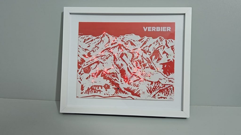 Verbier Lift Map - PCB Maps
